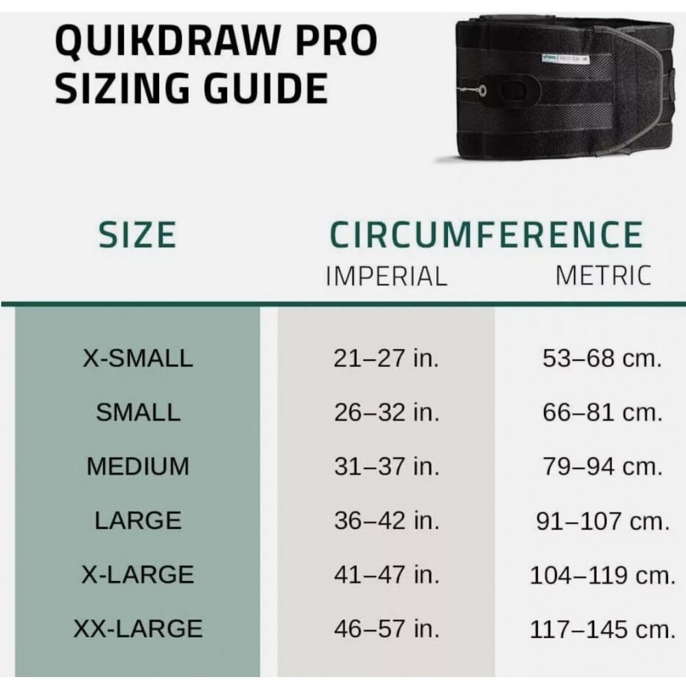 Aspen QuikDraw Pro Back Brace - Aspen Back Support - Back Brace for ...