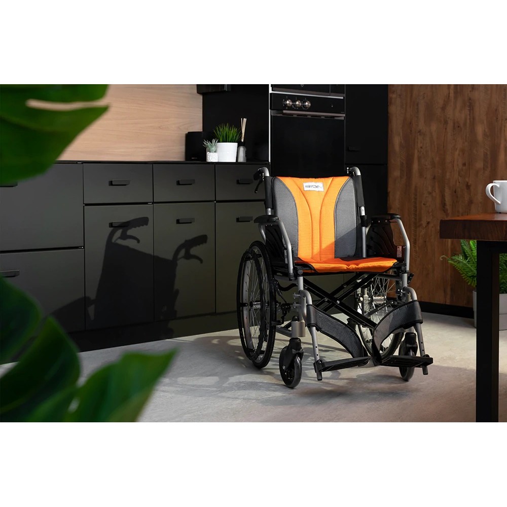 BION iLight Wheelchair Detachable 18'' with Tension Back (Quick Release ...