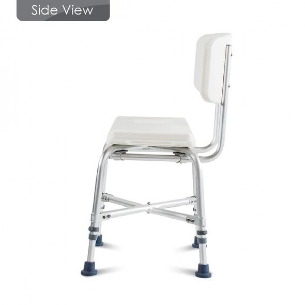 BION Shower Stool with Back Rest - Fu Kang Healthcare Shop Online