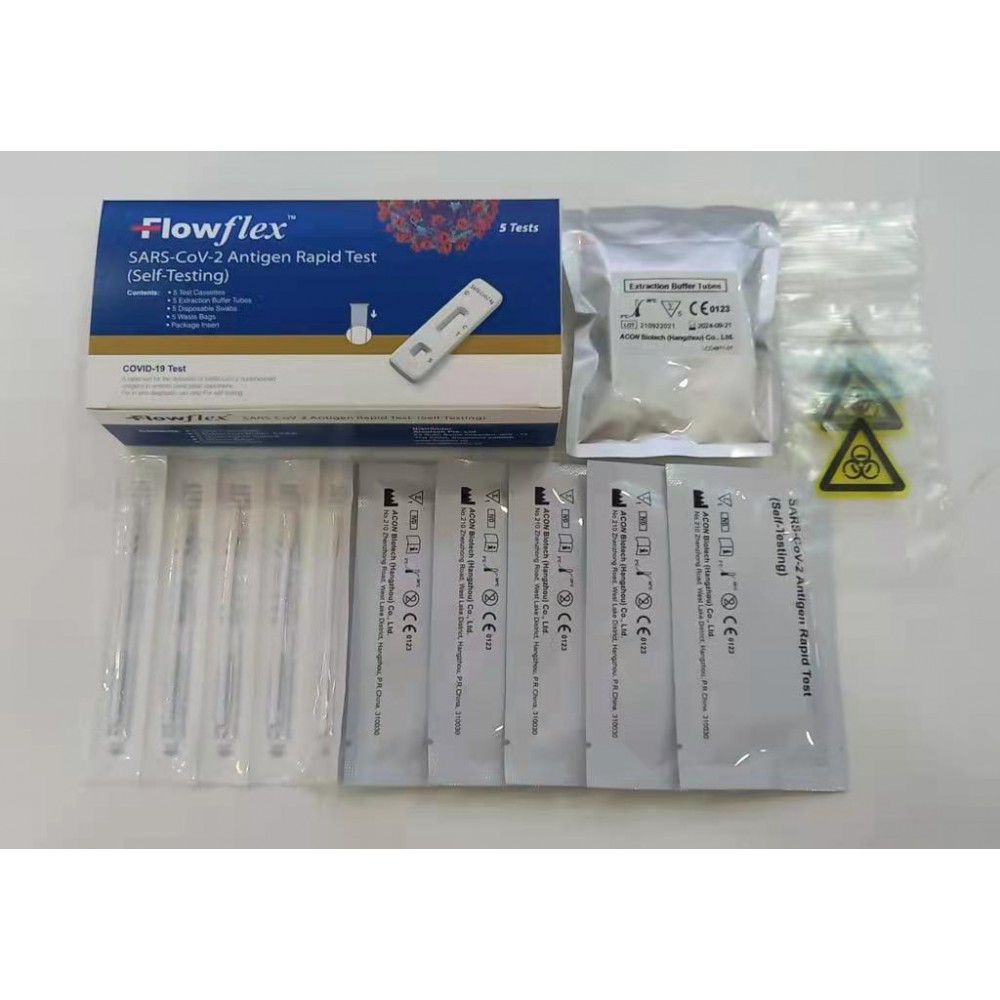 Flowflex COVID-19 Rapid Antigen Test - ART Home Test Kit - Fu Kang ...